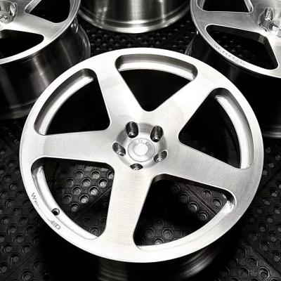 China New Custom Color Five-star Forged Aluminium Alloy Wheels 15-18 Inch 5 Spoke Concave Design JDM Rims 4X100/5X100/5X114.3 for sale