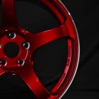 China EVO Wheels 17-24 Inch Aluminum Alloy 5 Spoke Forging PCD 5x114.3/4x100 Black Finish Custom Color for for WRX BRZ RX-7 for sale