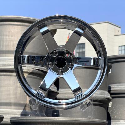 China Five Blessings New Forged Chrome Plated Alloy Wheels 5x114.3/112/120 18-22 Inches for sale
