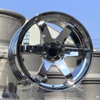 China Five Blessings New Forged Chrome Plated Alloy Wheels 5x114.3/112/120 18-22 Inches for sale