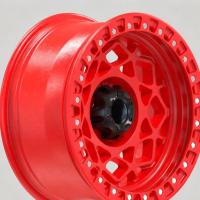 China 17Inch 9JOffroadBeadlock Alloy Wheel Rim Red for BAIC 212JeepWranglerRAM150 NegativeOffset -43 5x139.7Off RoadForgedLookWheel for sale