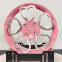 China Hot Selling Pink Heart Shape Forged Wheels17/18/19/20/21/ 22/Inch 6061-T6 Alumin UmCustomRims for Xiaomi SU7 Tesla BMW Audi Benz for sale