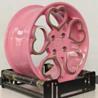China Hot Selling Pink Heart Shape Forged Wheels17/18/19/20/21/ 22/Inch 6061-T6 Alumin UmCustomRims for Xiaomi SU7 Tesla BMW Audi Benz for sale