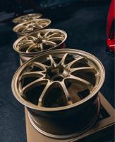 China Wholesale GT Racing Wheels 15 16 17 18 Inch Alloy Wheels 10 Spoke JDM Rims 4X100 5X100 5X114.3 Deep Lip Flow Forming Wheels for sale