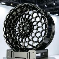 China Popular Hexagon Honeycomb Design Custom Forged Alloy Rims 5 Hole 6061-T6 Aluminum Wheels for Li Auto Xiaomi SU7 Tesla for sale