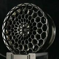 China Popular Hexagon Honeycomb Design Custom Forged Alloy Rims 5 Hole 6061-T6 Aluminum Wheels for Li Auto Xiaomi SU7 Tesla for sale
