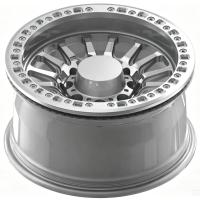 China New Beadlock Offroad Forged Wheels 17-22 Inch Silver Machined 8 Lug for Raptor F150 for 2500 Pickup Truck 4x4 1 Year for sale