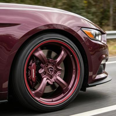 China RoseGoldChrome CobraSculpted Monoblock Forged Wheels17/18/19/20/21/22/23/24 Inch Custom Rims for Dodge Challenger Shelby Mustang for sale