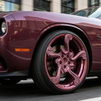 China RoseGoldChrome CobraSculpted Monoblock Forged Wheels17/18/19/20/21/22/23/24 Inch Custom Rims for Dodge Challenger Shelby Mustang for sale