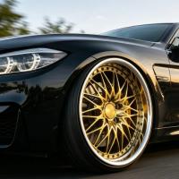 China Custom 2 Piece Deep Dish Forged Wheels 17/18/19/20/21/22/23/24 Inch PVD Mirror Gold Chrome Lip VIP Style Rims for BMW for sale