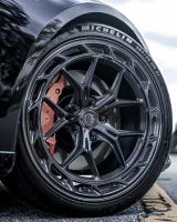 China Aluminum Forged Concave Design Rims Brushed Dark Black Finish 19x9.5 20x10 21x11 for Passenger Car Wheel IS350 Model 3 Model Y for sale