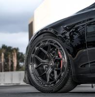 China Aluminum Forged Concave Design Rims Brushed Dark Black Finish 19x9.5 20x10 21x11 for Passenger Car Wheel IS350 Model 3 Model Y for sale