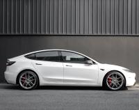 China Forged Concave Wheels Design Rims Brushed Gunmetal Silver Finish 19x9.5 20x10 21x11 for Passenger Car Wheel  Model 3 Model Y for sale