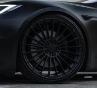 China Alloy Forged Concave Design Rims Matte Black 19x9.5 20x10 21x11 New Passenger Car Wheels IS350 Model 3 Model Y Retrofit/Upgrade for sale