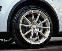 China 6061-T6 Aluminum Forged Concave Design Rims Brushed Bronze Finish 19x9.5 20x10 21x11 Off-Road Bolt Passenger Wheel IS350 Model for sale