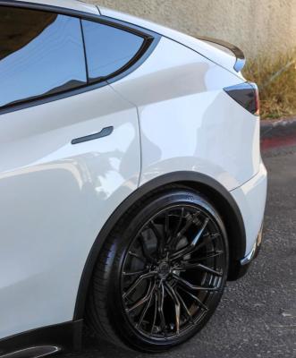 China Deep Concave Custom Forged Wheels Matte Gloss Black 19 20 21 22 Inch Alloy Rims for Tesla Model S Model X Model Y Plaid 5x120 for sale