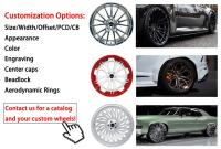 China Deep Concave Custom Forged Wheels Matte Gloss Black 19 20 21 22 Inch Alloy Rims for Tesla Model S Model X Model Y Plaid 5x120 for sale