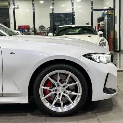 China 17/18/19/20/21/22/23/24/ Inch Y Spoke Blade Monoblock Forged Wheels 6061-T6 Polished Silver Lightweight Racing Rims for sale