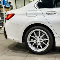 China 17/18/19/20/21/22/23/24/ Inch Y Spoke Blade Monoblock Forged Wheels 6061-T6 Polished Silver Lightweight Racing Rims for sale