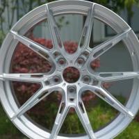 China Custom Brushed Silver Forged Alloy Wheels 5x114.3 Sport Tuning Rims for Honda Accord Toyota Camry17/18/19/20/21/22/23/24 Inches for sale