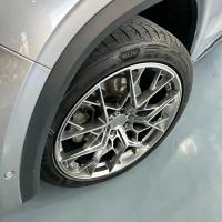 China 19/20/21/22/23/24Inch Bird Nest Mesh Monoblock Forged Wheels 6061-T6 Crystal Silver Lightweight Racing Rims for Super Sports Car for sale