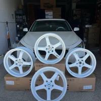 China Lightweight 5 Spoke Deep ConcaveForged Racing Rims 5x114.3 5x120 ForNissan Infiniti BMW17/18/19/20/21/22/23/24Customized by Size for sale