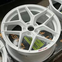 China Style Monoblock Forged Wheels 17-22 Inch Gloss White 5 Double Spoke Sport Car Rims for sale