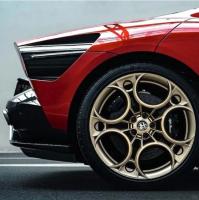 China Maodou Custom 2-Piece Forged Aluminum Alloy Wheels 18-22 Inch PCD 5x112/114.3/120 Customizable Black Finish for for Land for sale