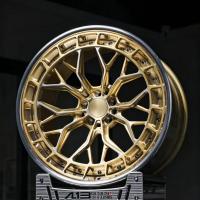 China Custom Internet-famous Hot-Selling 18/19/20/21/22/23/24 Inch, Gold Precision Polishing Process, Deep Lip Widebody Modified for sale