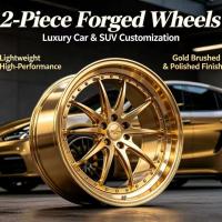 China Custom Internet-famous Hot-Selling 18/19/20/21/22/23/24 Inch, Gold Precision Polishing Process, Deep Lip Widebody Modified for sale