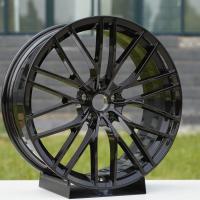 China Maodou Automobile Service Aluminum Alloy Car Wheels 5x112/114.3/120 PCD 18-28 Inch Forged Black Finish TUV/Lifetime Certified for sale