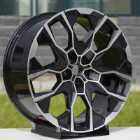 China Maodou Aluminum Alloy Car Wheels 5x112/114.3/120/Custom PCD 18-28 Inch Forged Black Finish TUV Certified ET Values for sale