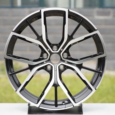 China Maodou Aluminum Alloy Car Wheels 5x112/114.3/120/Custom PCD 18-28 Inch Forged Black Finish TUV/Jewel Certified Customizable for sale