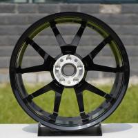 China Maodou Aluminum Alloy Car Wheels 5x112/114.3/120 PCD 18-28 Inch Forged Black Finish TUV/Jewel Certified Customizable for sale