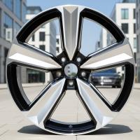 China Maodou Forged Aluminum Alloy Car Wheels 5x112/114.3/120 PCD 18-28 Inch Black Finish TUV/Lifetime Certified Retrofit/Upgrade for sale