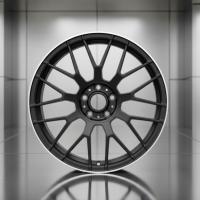China Maodou Aluminum Alloy Car Wheels 5x112/114.3/120 PCD 18-28 Inch Forged Black Finish TUV/Lifetime Certified Retrofit/Upgrade for sale