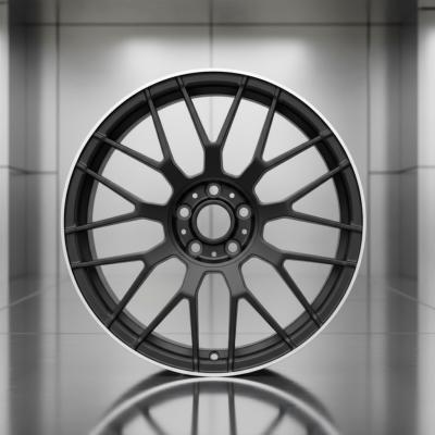 China Maodou Aluminum Alloy Car Wheels 5x112/114.3/120 PCD 18-28 Inch Forged Black Finish TUV/Lifetime Certified Retrofit/Upgrade for sale