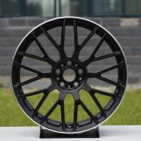 China Maodou Aluminum Alloy Car Wheels 5x112/114.3/120 PCD 18-28 Inch Forged Black Finish TUV/Lifetime Certified Retrofit/Upgrade for sale