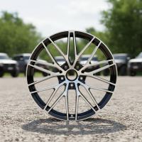 China New Maodou Automobile Service Alloy Aluminum Car Rim Forged Custom Wheel 18/20 Inch Concave Design Black Finish TUV Certified for sale