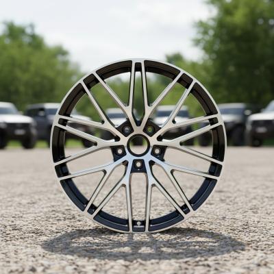 China New Maodou Automobile Service Alloy Aluminum Car Rim Forged Custom Wheel 18/20 Inch Concave Design Black Finish TUV Certified for sale