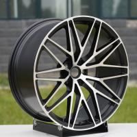 China New Maodou Automobile Service Alloy Aluminum Car Rim Forged Custom Wheel 18/20 Inch Concave Design Black Finish TUV Certified for sale
