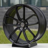 China Maodou Automobile Service Aluminum Alloy Car Wheels  PCD 18-28 Inch Forged Black Finish TUV/Lifetime Certified for sale