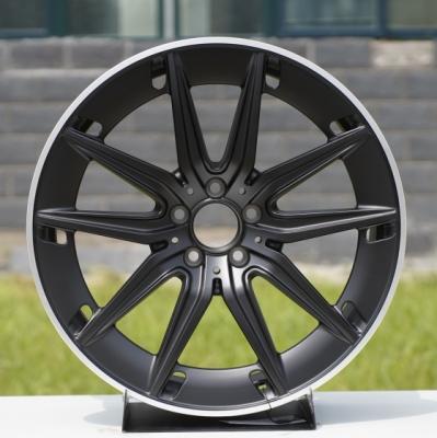 China Maodou Aluminum Alloy Car Wheels 5x112/114.3/120 PCD 18-28 Inch Forged Black Finish TUV/Lifetime Certified Retrofit/Upgrade for sale
