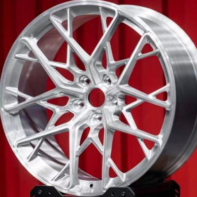 China Maodou New Customized Forged Aluminum Wheels-Black Finish 16-22 Inches PCD 5x112/120/114.3 Retrofit/Upgrade Cars Small SUVs for sale