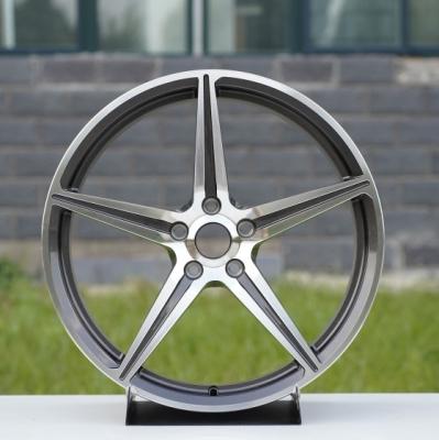 China Maodou Aluminum Alloy Car Wheels 5x112/114.3/120 PCD 18-28 Inch Forged Black Finish TUV/Lifetime Certified Retrofit/Upgrade for sale