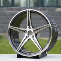 China Maodou Aluminum Alloy Car Wheels 5x112/114.3/120 PCD 18-28 Inch Forged Black Finish TUV/Lifetime Certified Retrofit/Upgrade for sale