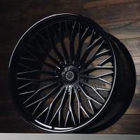 China Maodou Black 6061-T6 Aluminum Forged Concave Design Rims Brushed Dark Black Finish for Passenger Car Wheel IS350 Model 3 M4 M50i for sale