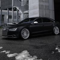 China Maodou Audi Sedan Multi-Spoke Forged Aluminum Alloy Wheels 18-24 Inch High Quality Black Rims 5-Hole 112/114.3 PCD for for sale