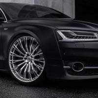 China Maodou Audi Sedan Multi-Spoke Forged Aluminum Alloy Wheels 18-24 Inch High Quality Black Rims 5-Hole 112/114.3 PCD for for sale