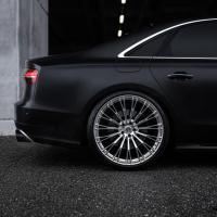 China Maodou Audi Sedan Multi-Spoke Forged Aluminum Alloy Wheels 18-24 Inch High Quality Black Rims 5-Hole 112/114.3 PCD for for sale